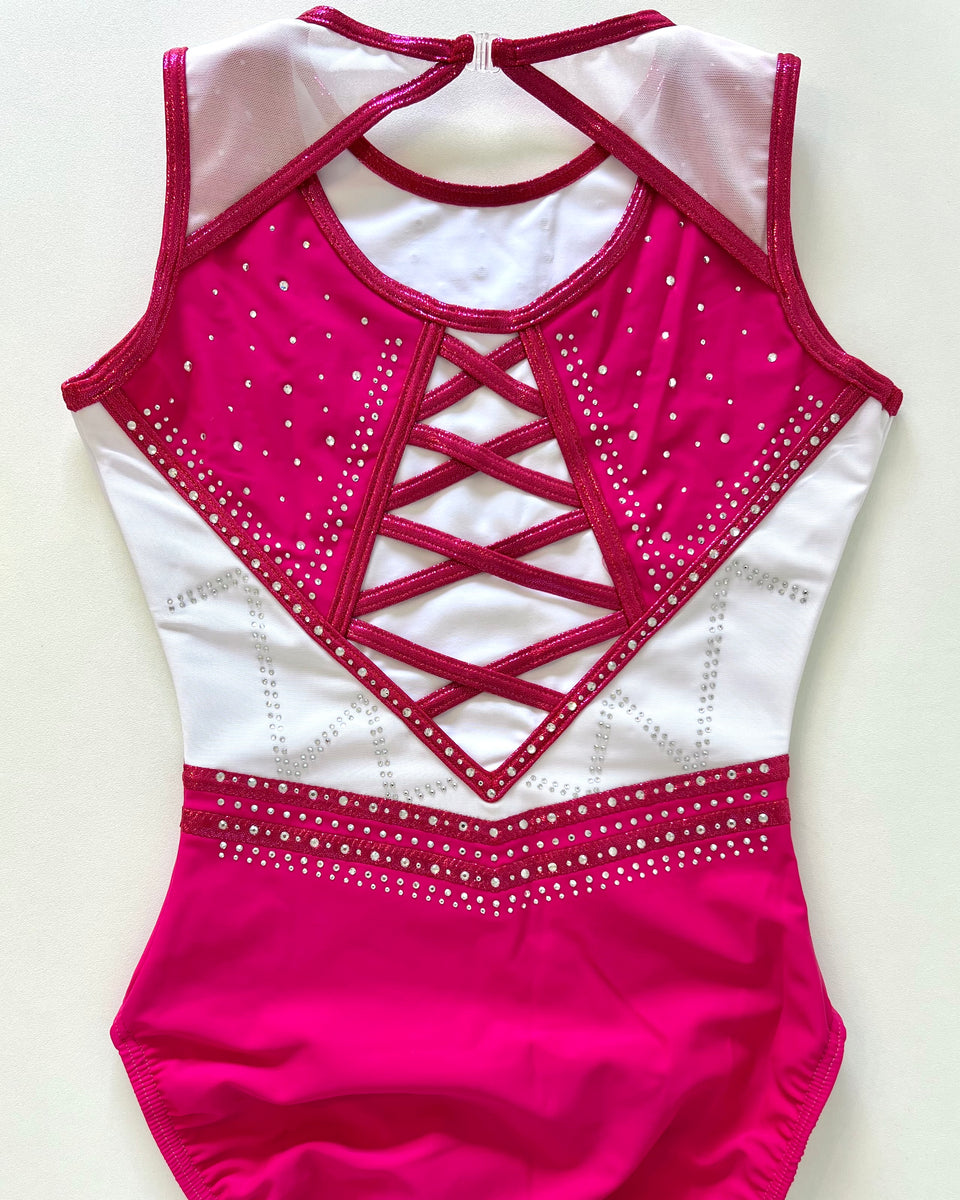 Cerise Sparkle Leotard || Stag Gymnastics Leotards – Stag Leotards