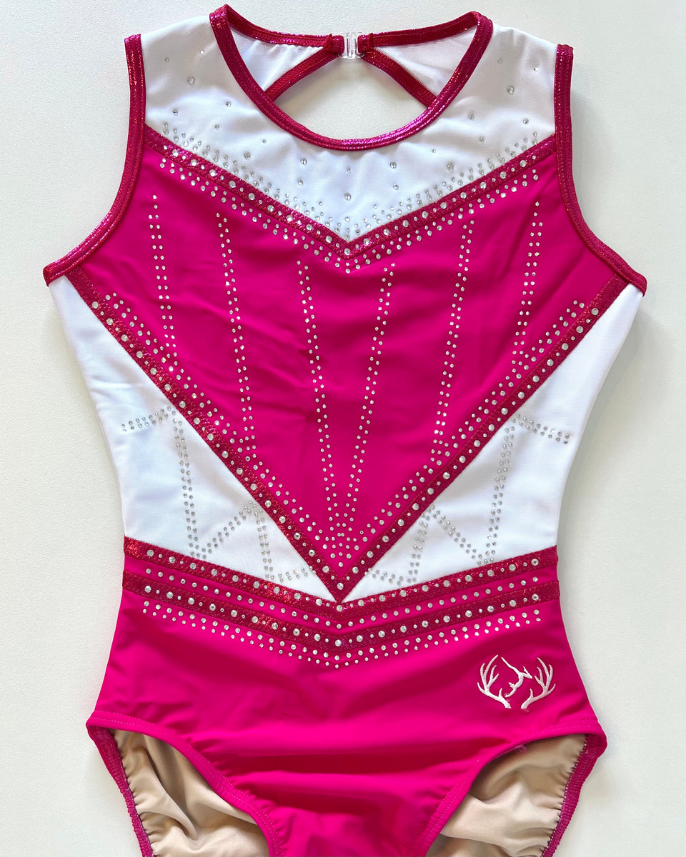 Cerise Sparkle Leotard || Stag Gymnastics Leotards – Stag Leotards